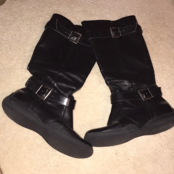 Merona | Shoes | Black Winter Rain Boots | Poshmark